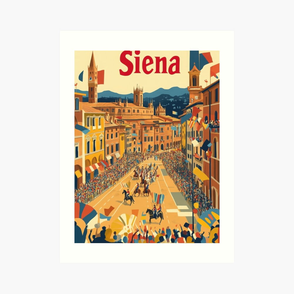 Kna Prints - Kir 4558 - Experience The Lively Atmosphere Of The Palio ...