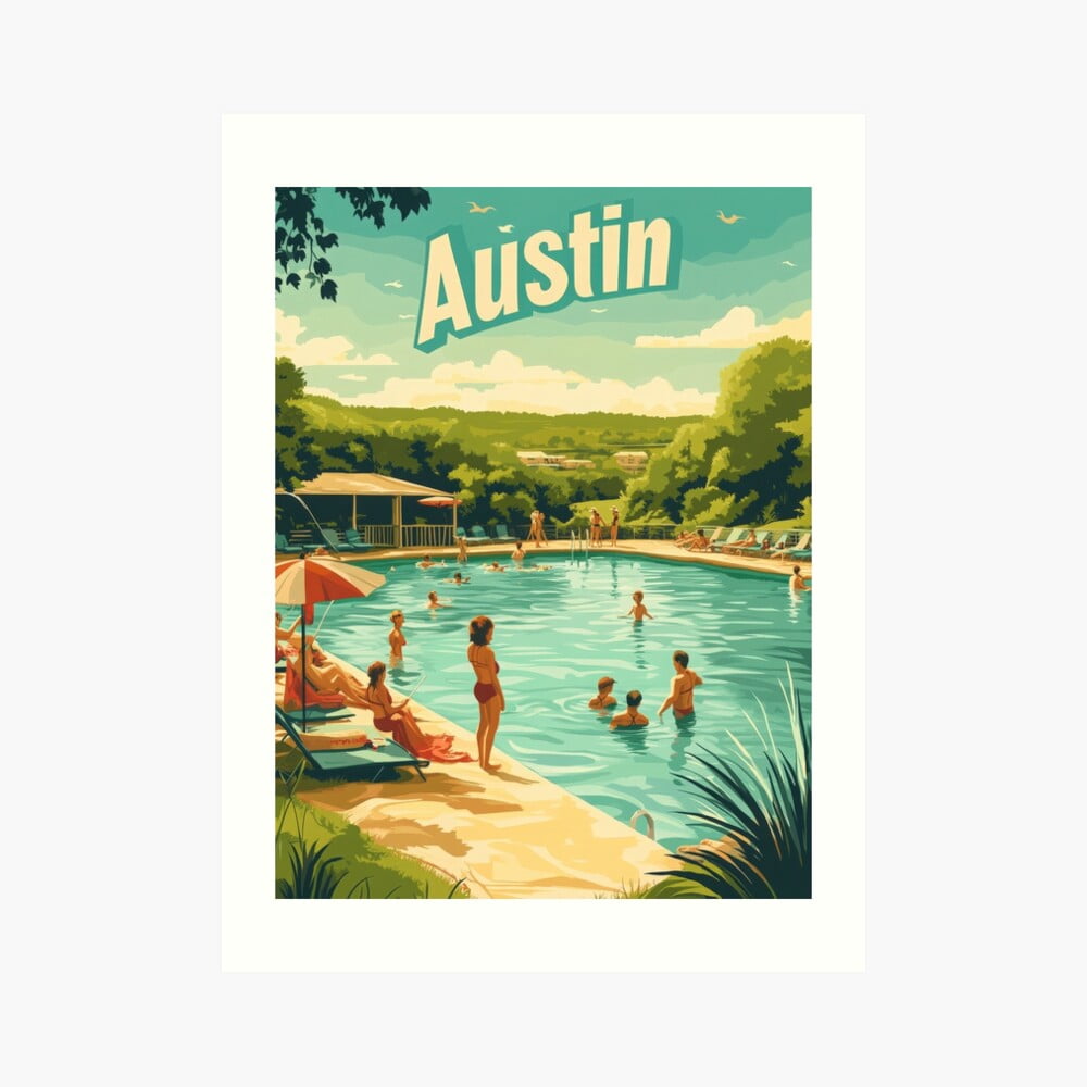 Kna Prints - Kir 4596 - The Scene Captures A Lively Poolside Atmosphere ...