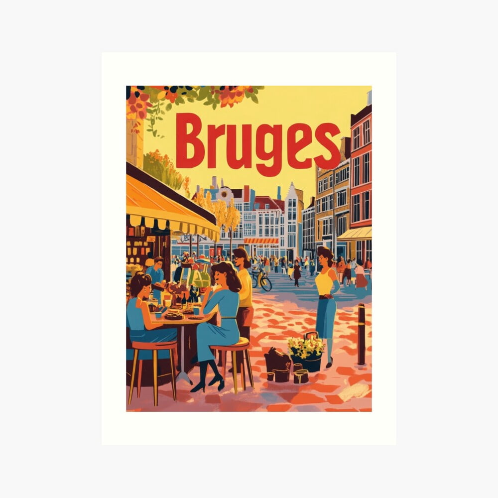 Kna Prints - Kir 4632 - The Enchanting City Of Bruges Comes To Life As ...