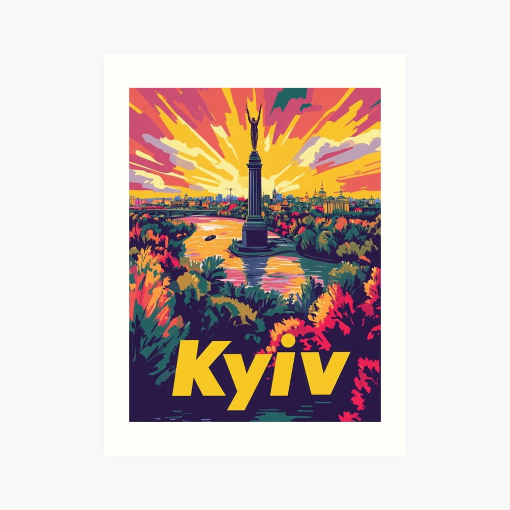 Kna Prints - Kir 4671 - A Spectacular Sunset Illuminates The Skyline Of ...