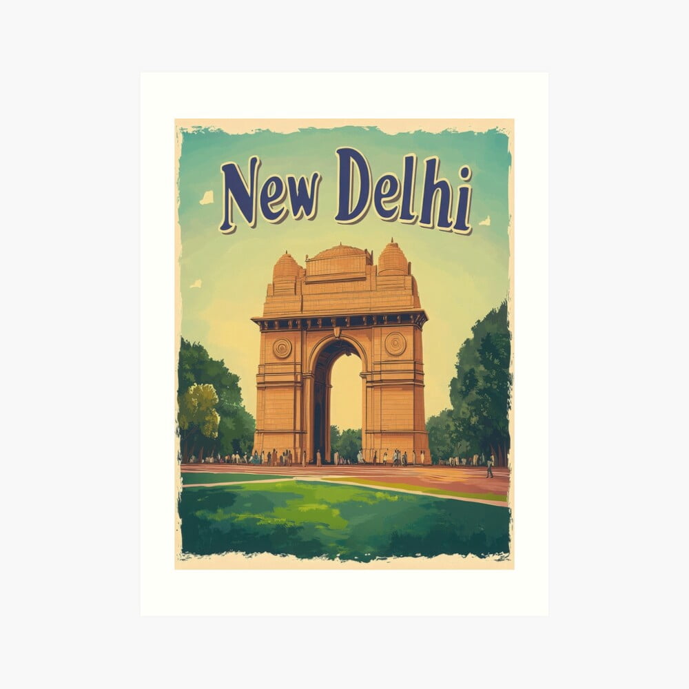 Kna Prints - Kir 4747 - This Vintage Travel Poster Highlights The ...