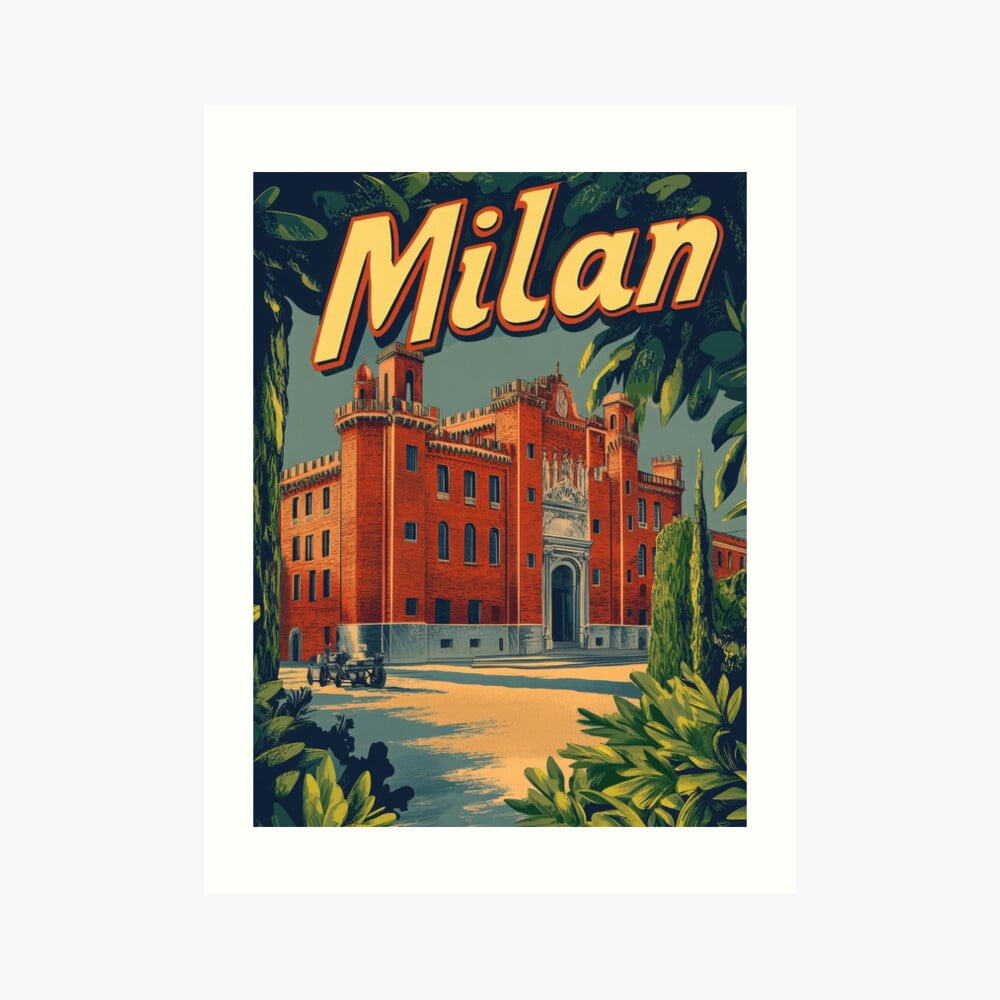 Kna Prints - Kir 4822 - This Retro Travel Poster Captures A Stunning ...