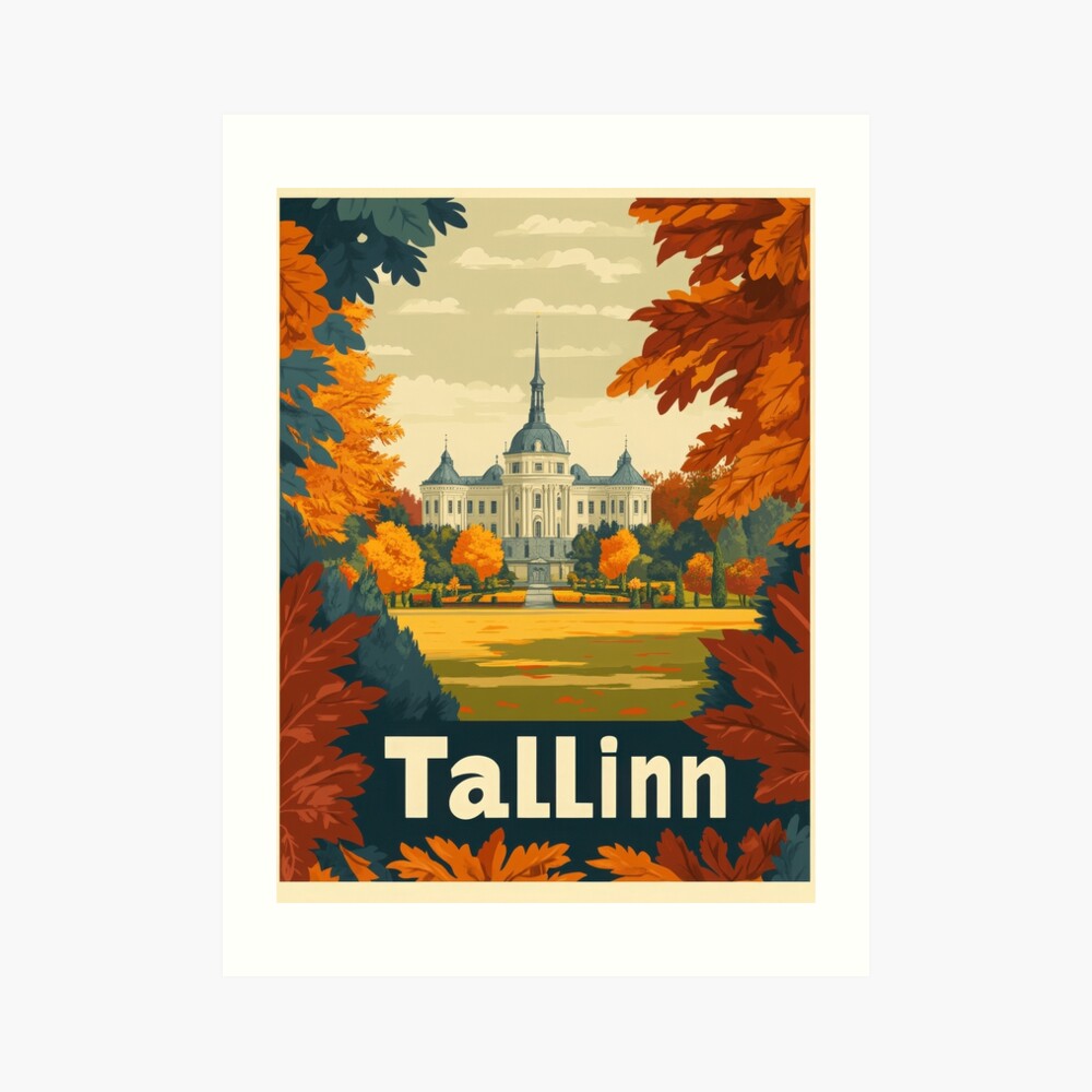 Kna Prints - Kir 4918 - A Stunning View Showcases Tallinns Historic ...