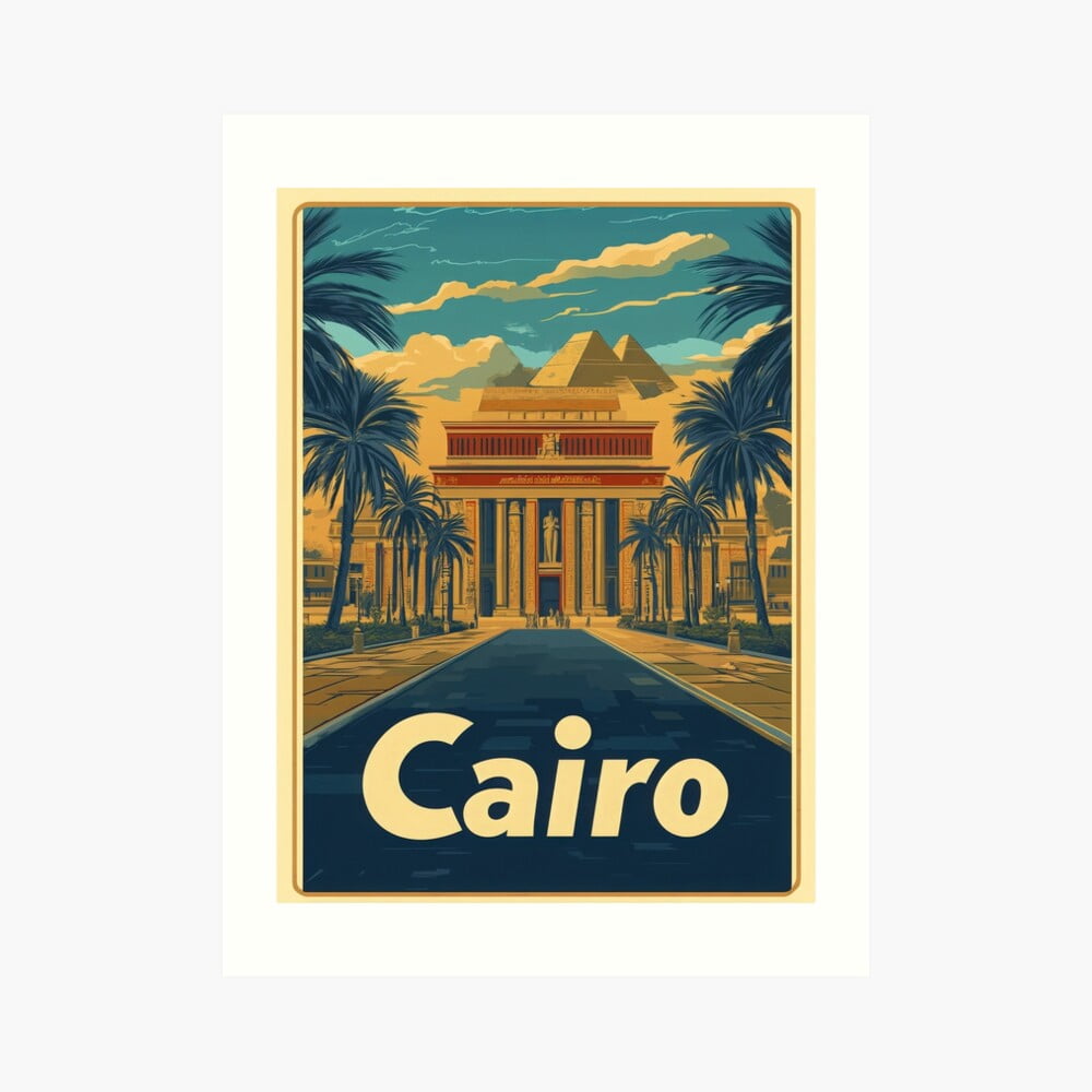 Kna Prints - Kir 4965 - This Retro Travel Poster Highlights The ...
