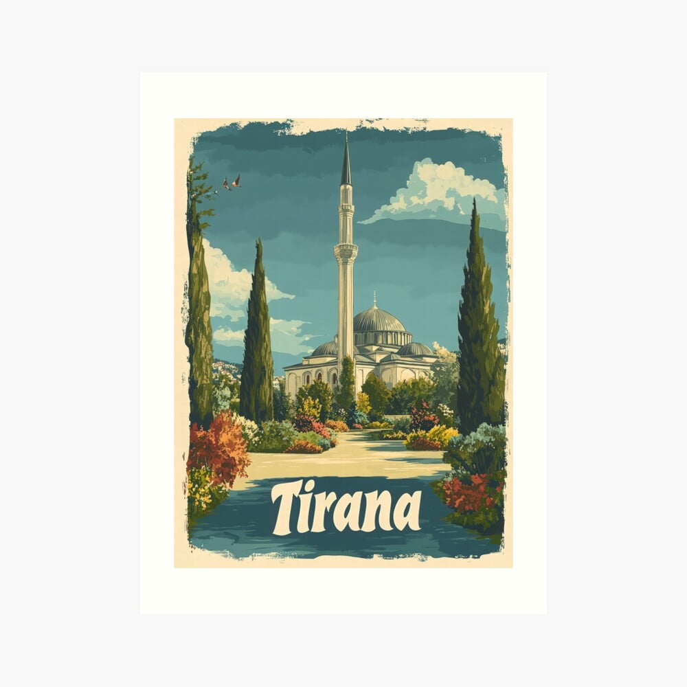 Kna Prints - Kir 5022 - A Stunning View Of A Mosque Surrounded By ...