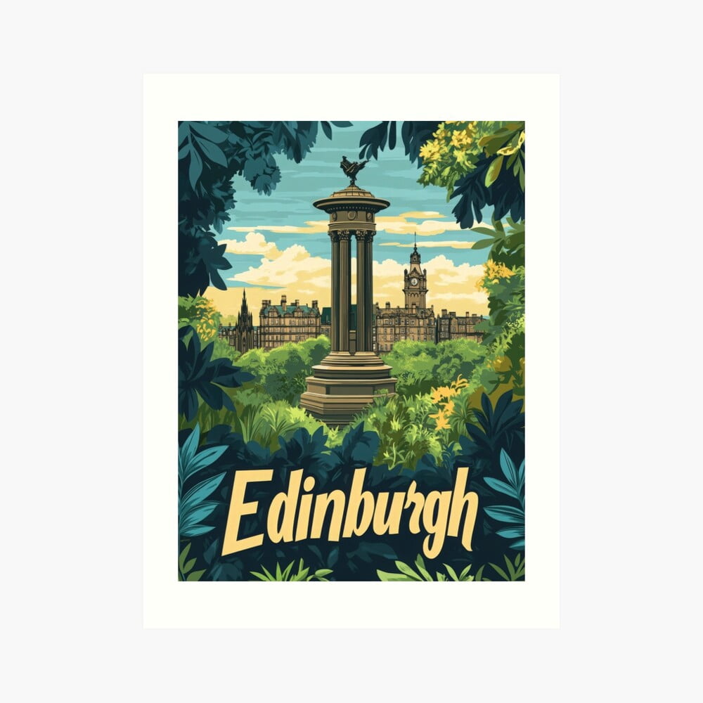 Kna Prints - Kir 5064 - Experience The Charm Of Edinburgh With Its ...