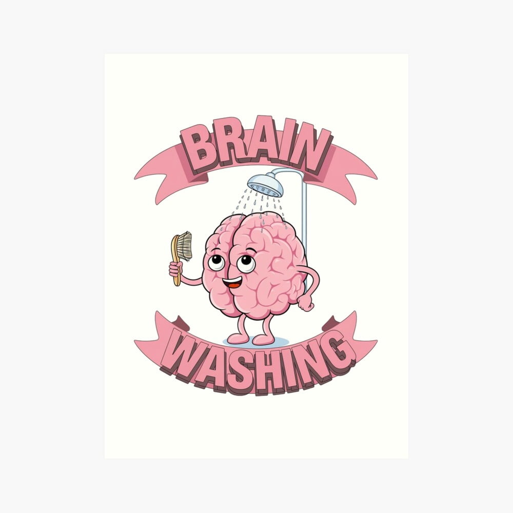 Kna Prints - Kir 684 - Brain Washing Poster, UNFRAMED-24x36 - Walmart.com