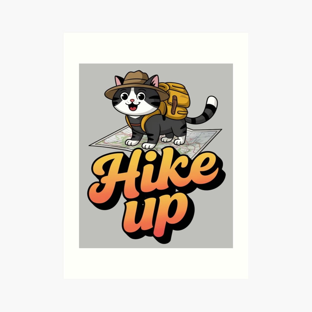 Kna Prints - Kir 694 - Hike Up - Take A Break - Next Adventure ...