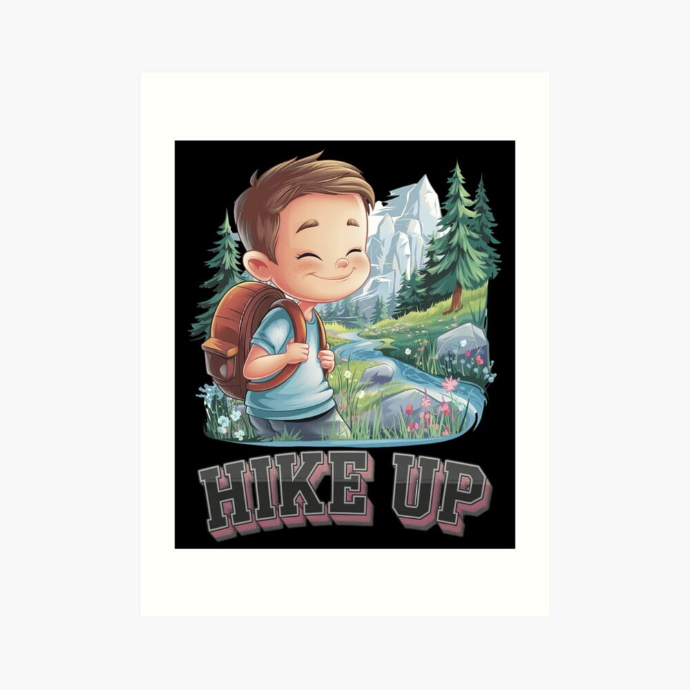 Kna Prints - Kir 697 - Hike Up - Take A Break - Next Adventure ...