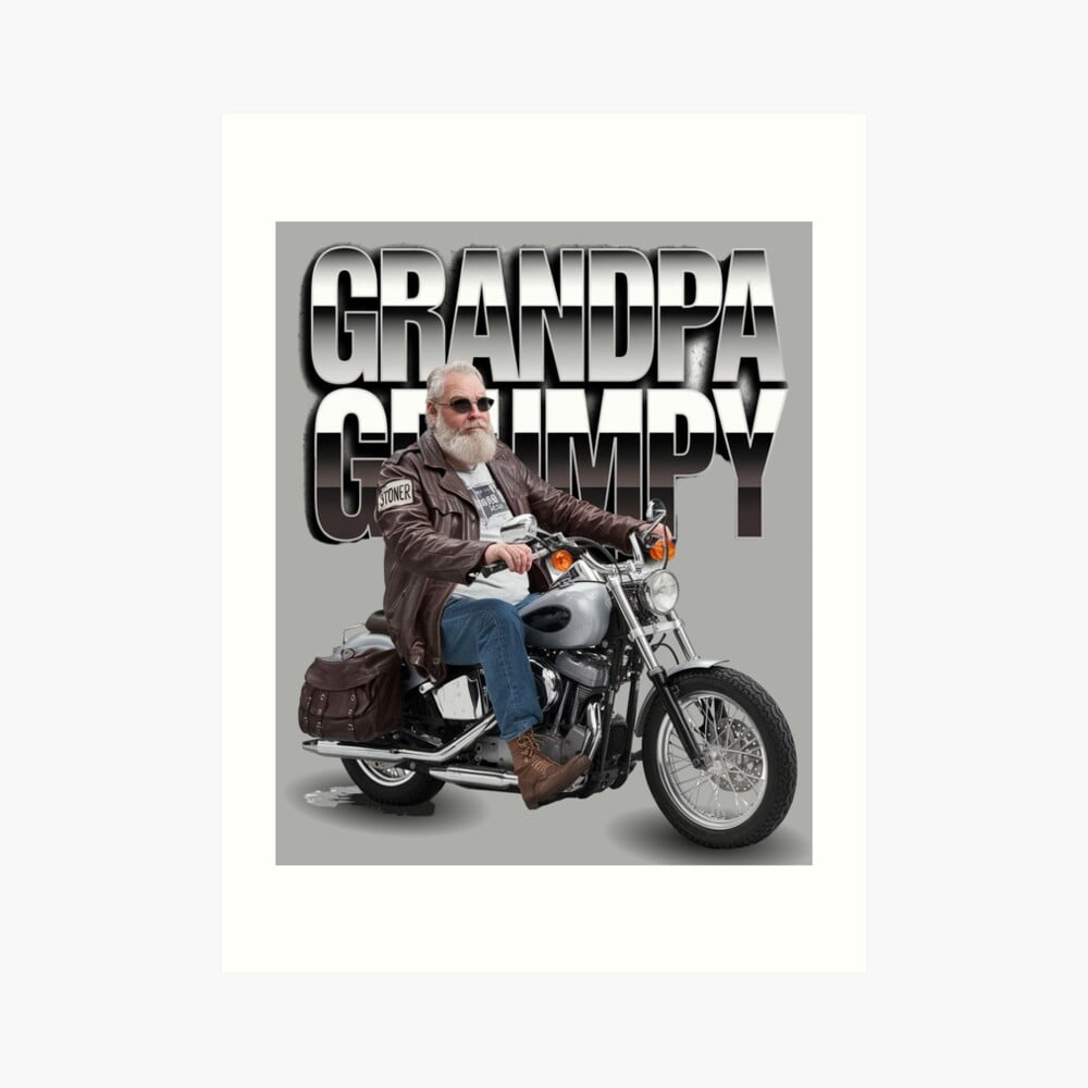 Kna Prints - Kir 773 - Grandpa Grumpy - Grumpy Gearhead - Oldie But Grumpy - Grumpy Forever ...