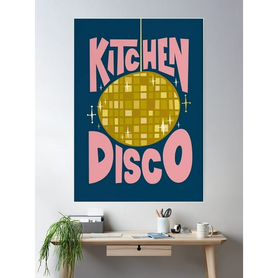 Kna Prints - Kitchen Disco Print For Home Decor, Living Room, Bedroom ...