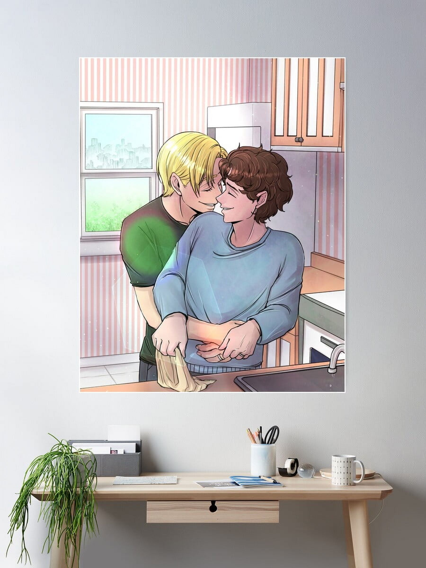 Kna Prints - Kitchen Hugs Poster Wall Art, Modern Wall Decor For Living ...