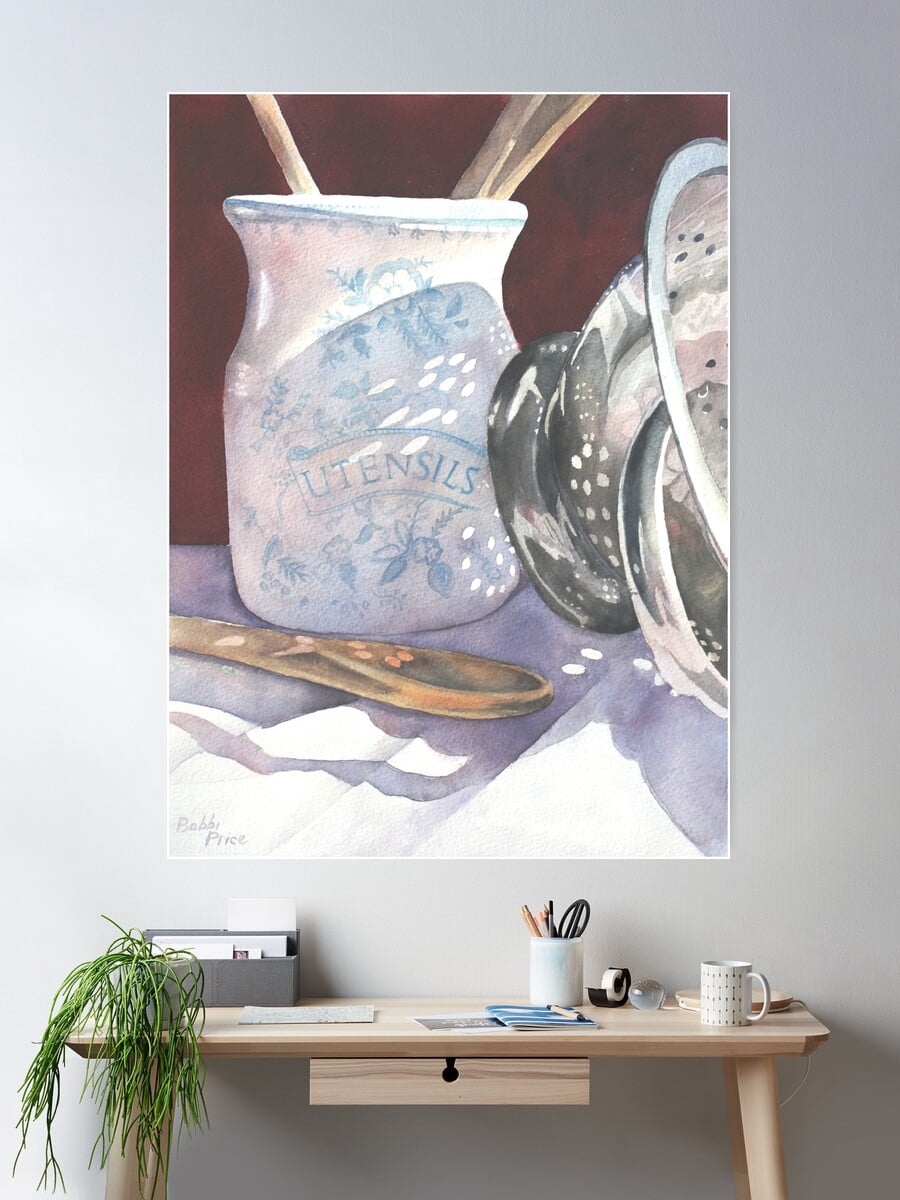 Kna Prints - Kitchen Reflections Poster, UNFRAMED-12x18 - Walmart.com