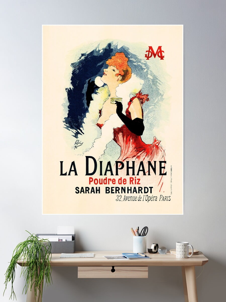 Kna Prints - La Diaphane Sarah Bernhardt Opera Paris Art Nouveau ...