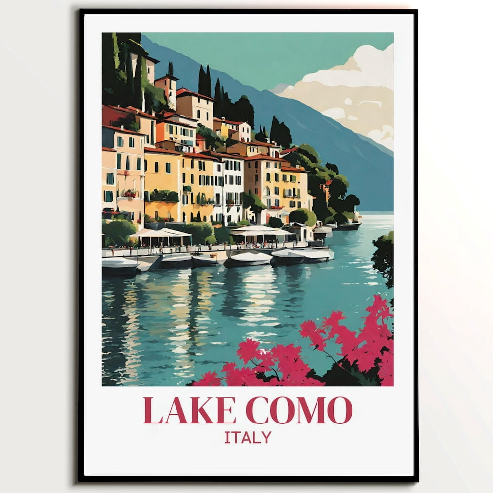 Kna Prints - Lake Como Poster, Lake Como Wall Poster Print, Italy ...