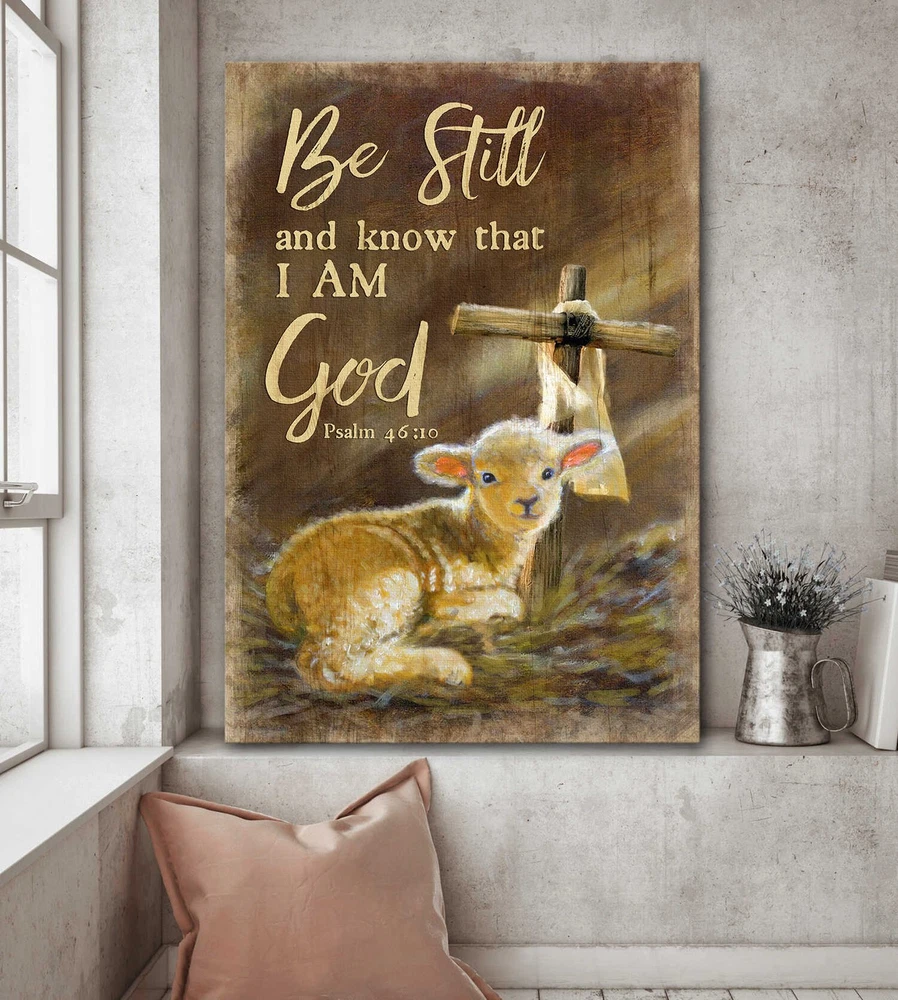 Kna Prints - Lamb Of God, Cross, Be Still And Know That I Am God ...