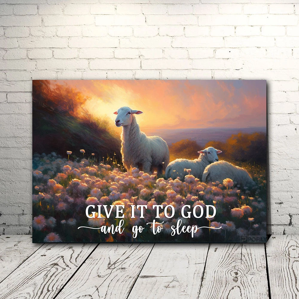 Kna Prints - Lamb Of God, Give It To God And Go To Sleep, Christ Jesus ...