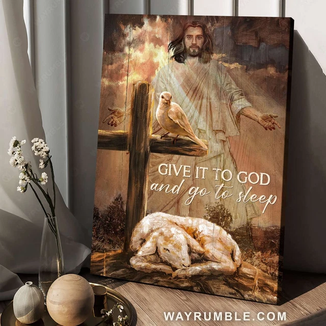 Kna Prints - Lamb Of God, Dove Of Peace, Jesus Drawing, Give It To God ...