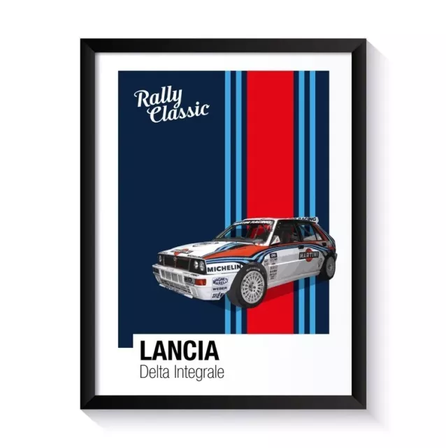 Kna Prints - Lancia Delta Integrale, World Rally Championship Car ...