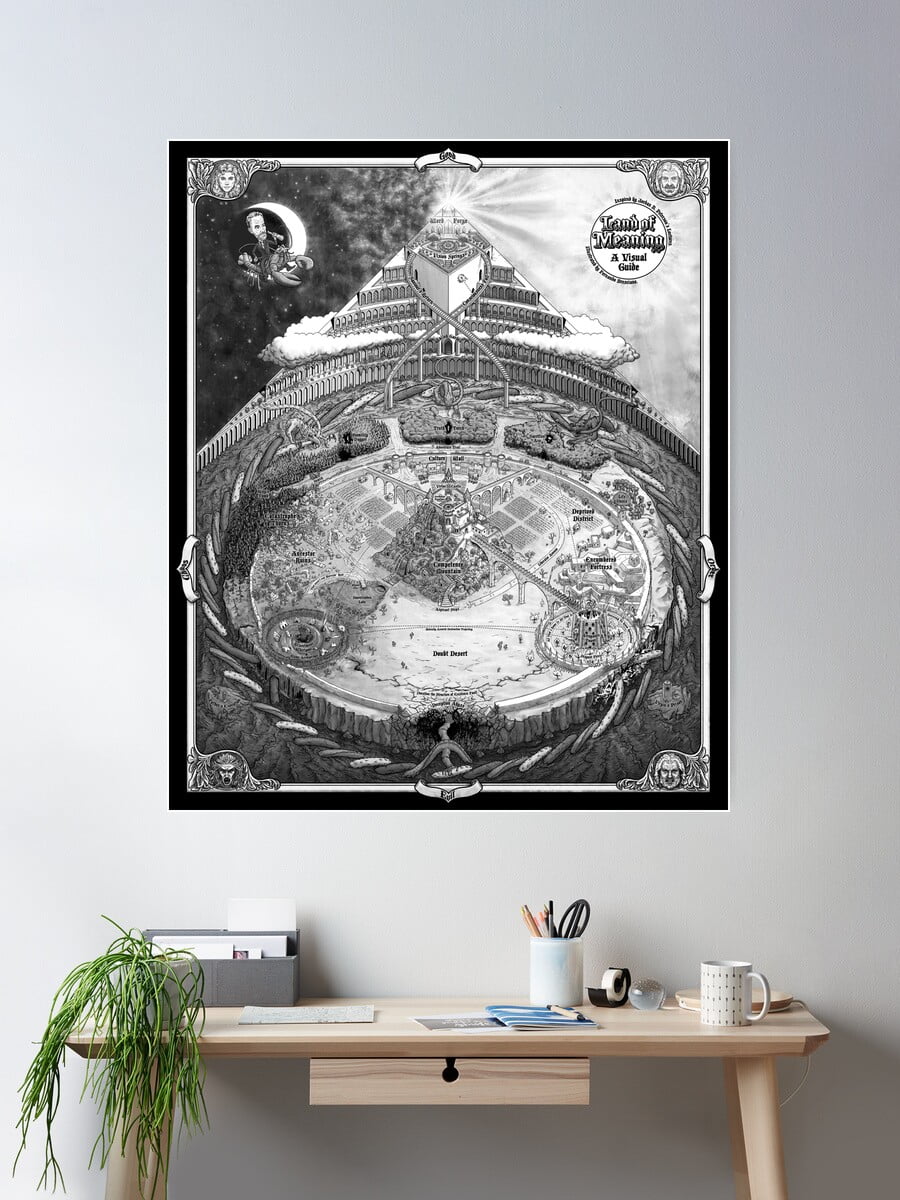 Kna Prints - Land Of Meaning Poster, UNFRAMED-8x12 - Walmart.com