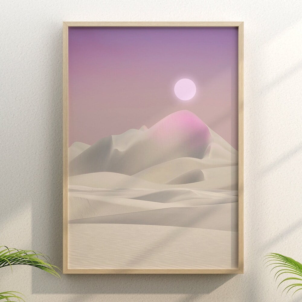 Kna Prints - Landscape Of Calmness V2 Poster Home Decor, Vintage Poster ...