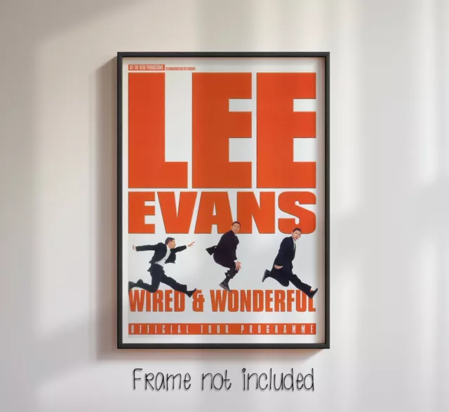 Kna Prints - Lee Evans Weird And Wonderful Tour Poster - High Quality ...
