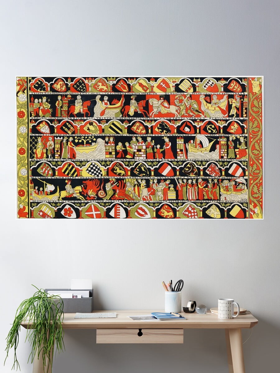 Kna Prints - Legend Of Tristan And Isolde, Heraldic Coats Of Arms ...