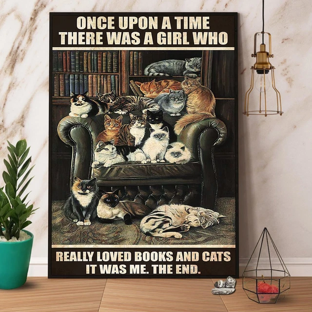 Kna Prints - Librarian Once Upon A Time A Girl Really Loved Books And ...