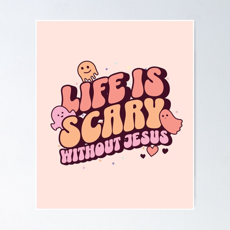 Kna Prints - Lie Is Scary Without Jesus,Olloween Jesus,Alloween Jesus ...