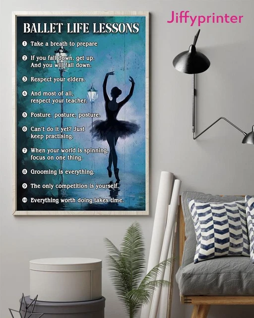 Kna Prints - Life Lessons The Tenth Ballet Poster Wall Art Vertical For ...