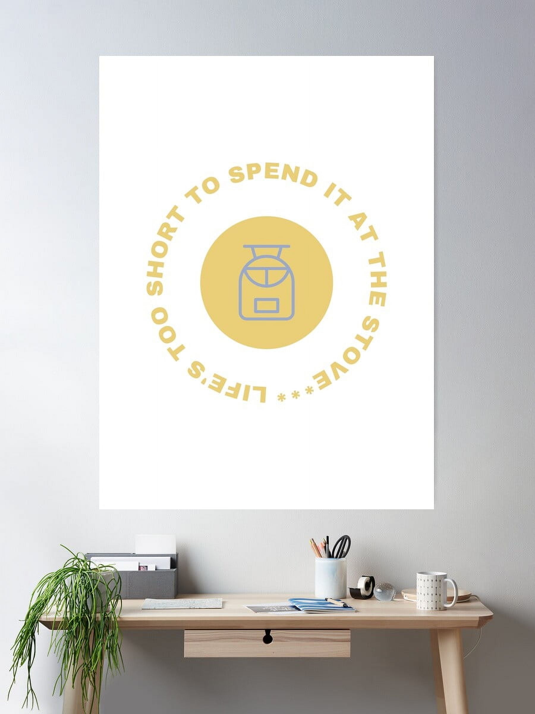 Kna Prints - Life Is Too Short To Stir Yourself - Tm6 Thermomix Vorwerk ...