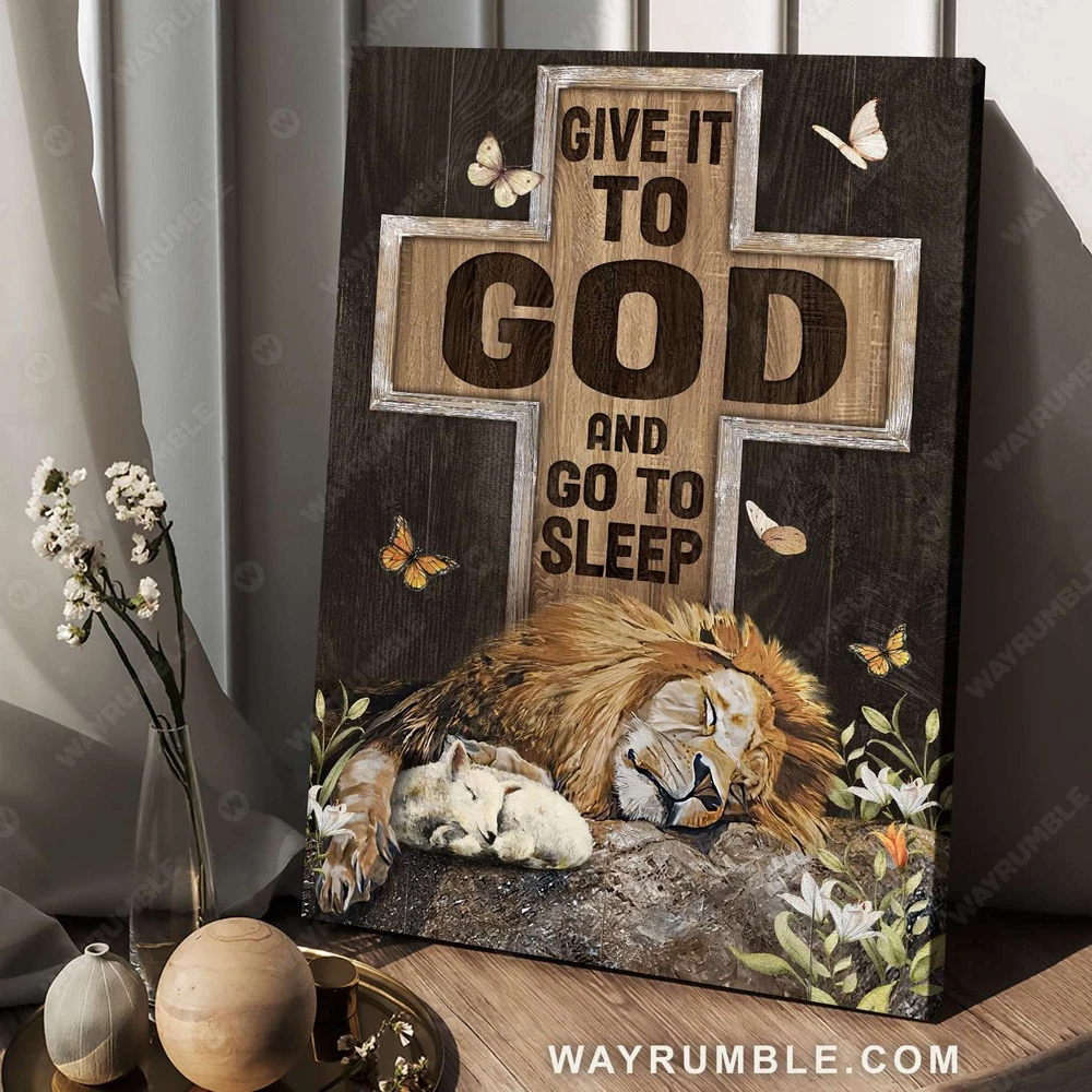 Kna Prints - Lion Of Judah, Lamb Of God, Give It To God And Go To Sleep ...
