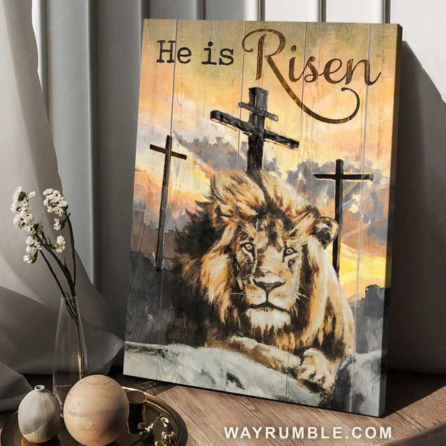 Kna Prints - Lion Of Judah, Watercolor Crosses, Pretty Sunset, He Is ...