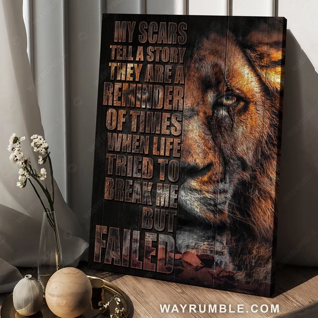 Kna Prints - Lion Of Judah, Stunning Jesus, My Scars Tell A Story ...