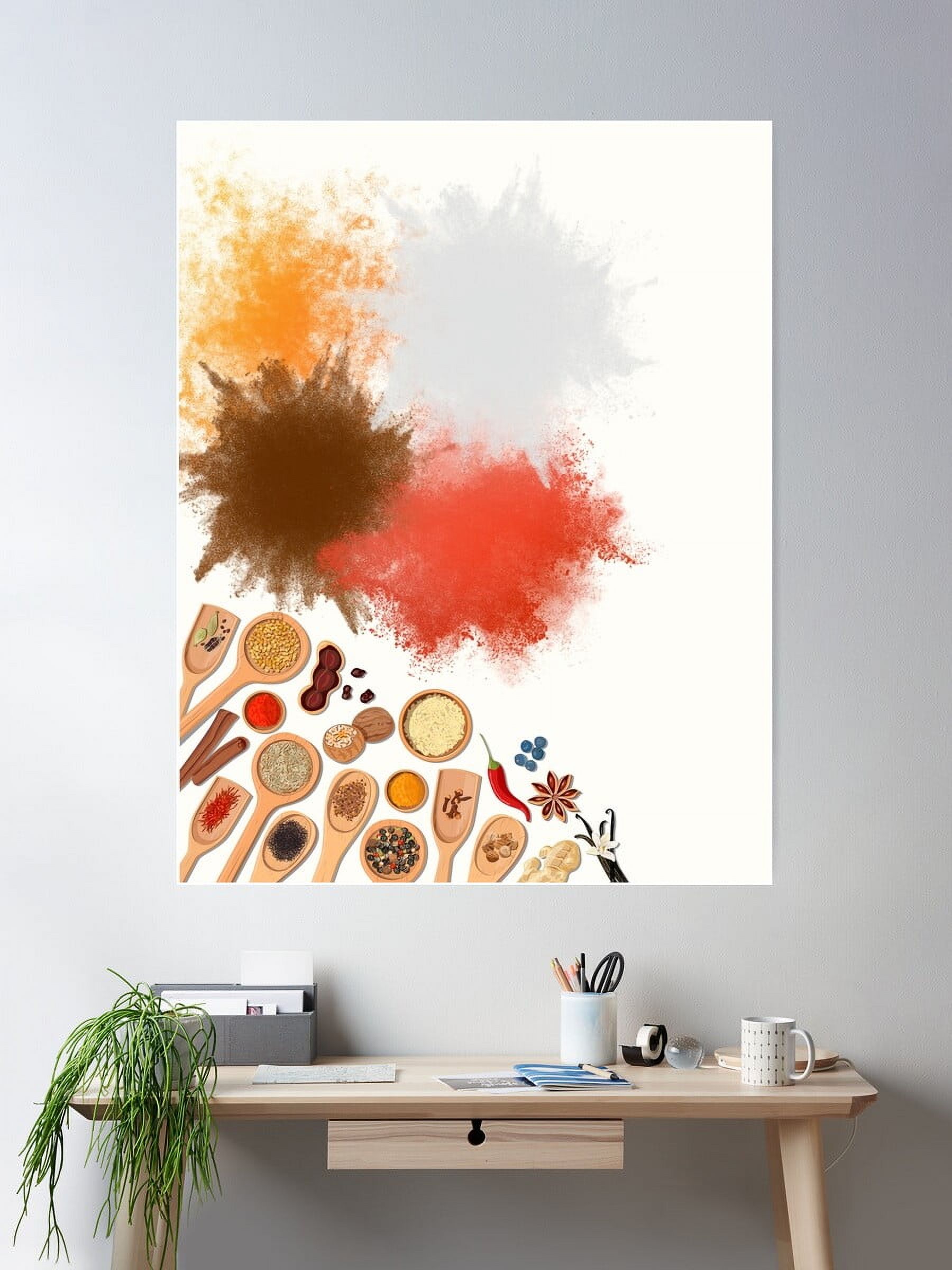 Kna Prints - Lots Of Spices Poster, UNFRAMED-8x12 - Walmart.com