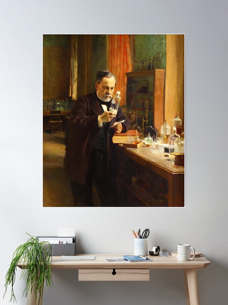 Kna Prints - Louis Pasteur By Albert Edelfelt (1885 Poster, UNFRAMED ...