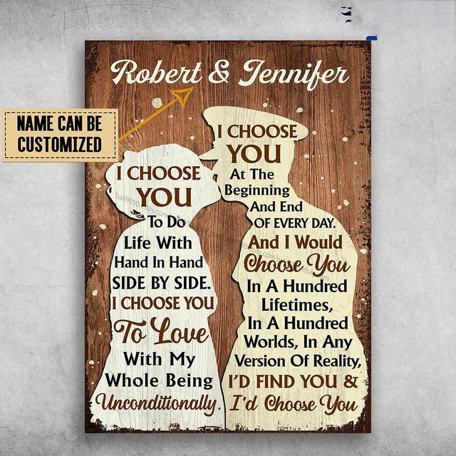 Kna Prints - Love Couple, I Choose You, I Choose You, To Do Life With ...