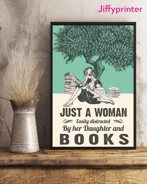 Kna Prints - Lovely Mom And Daughter Just A Woman Poster Wall Art ...