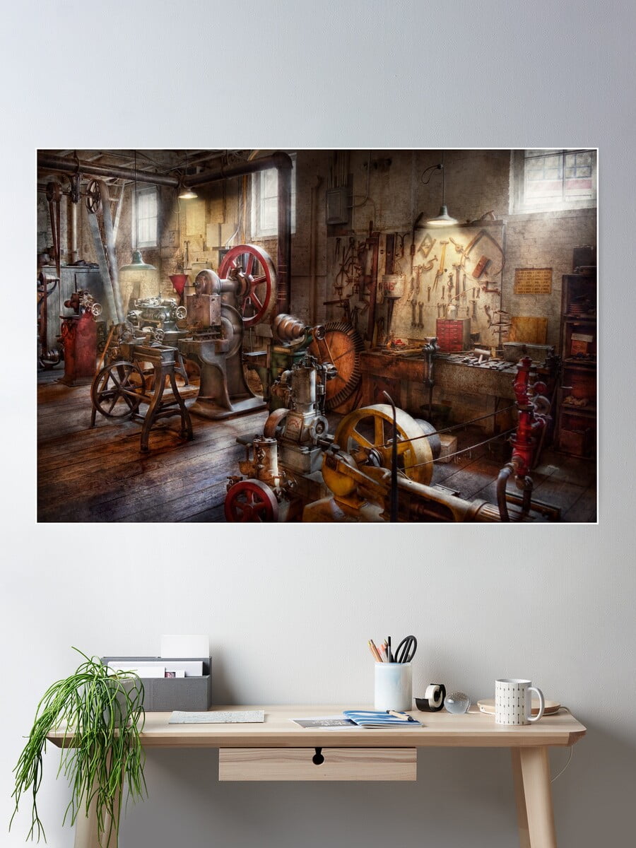 Kna Prints - Machinist - A Room Full Of Memories Poster, UNFRAMED-12x18 ...