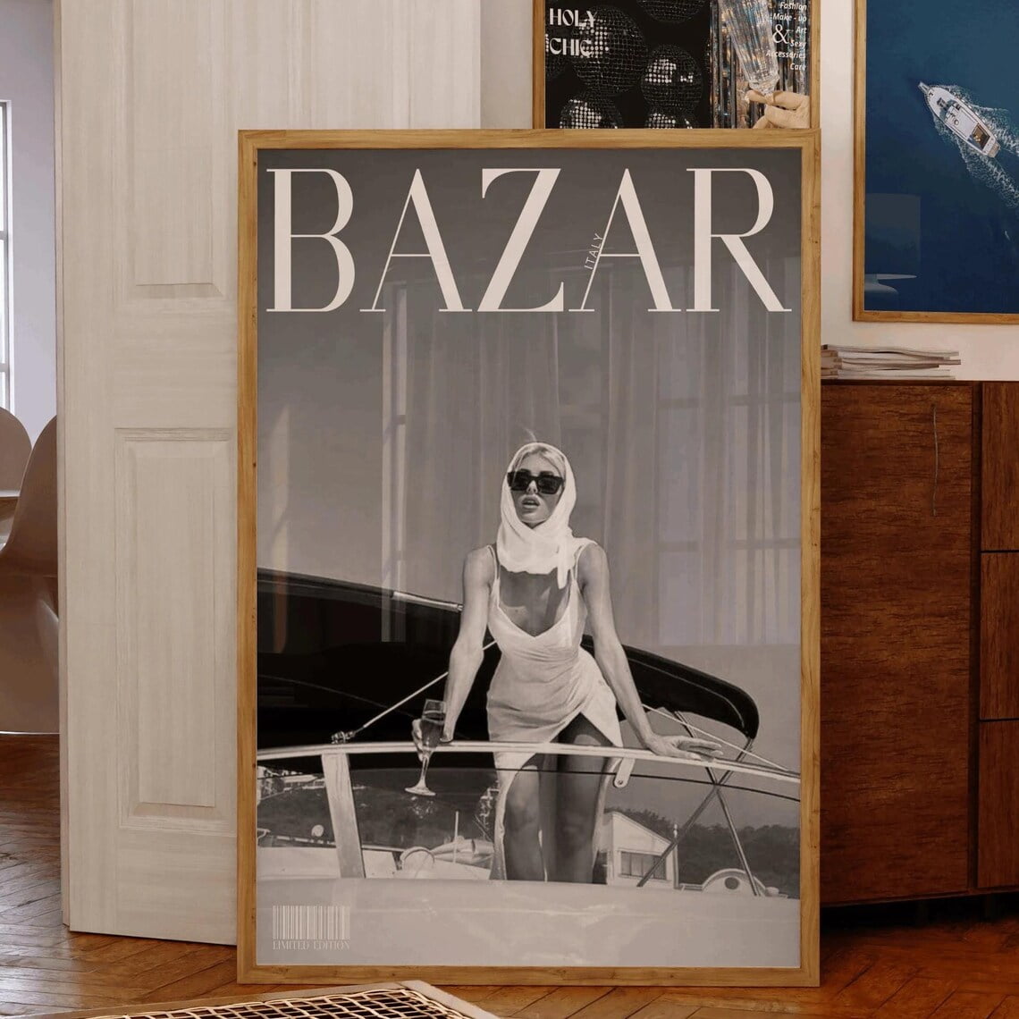 Kna Prints - Magazine Print, 70S Art, Bazar Poster, Typography Print ...