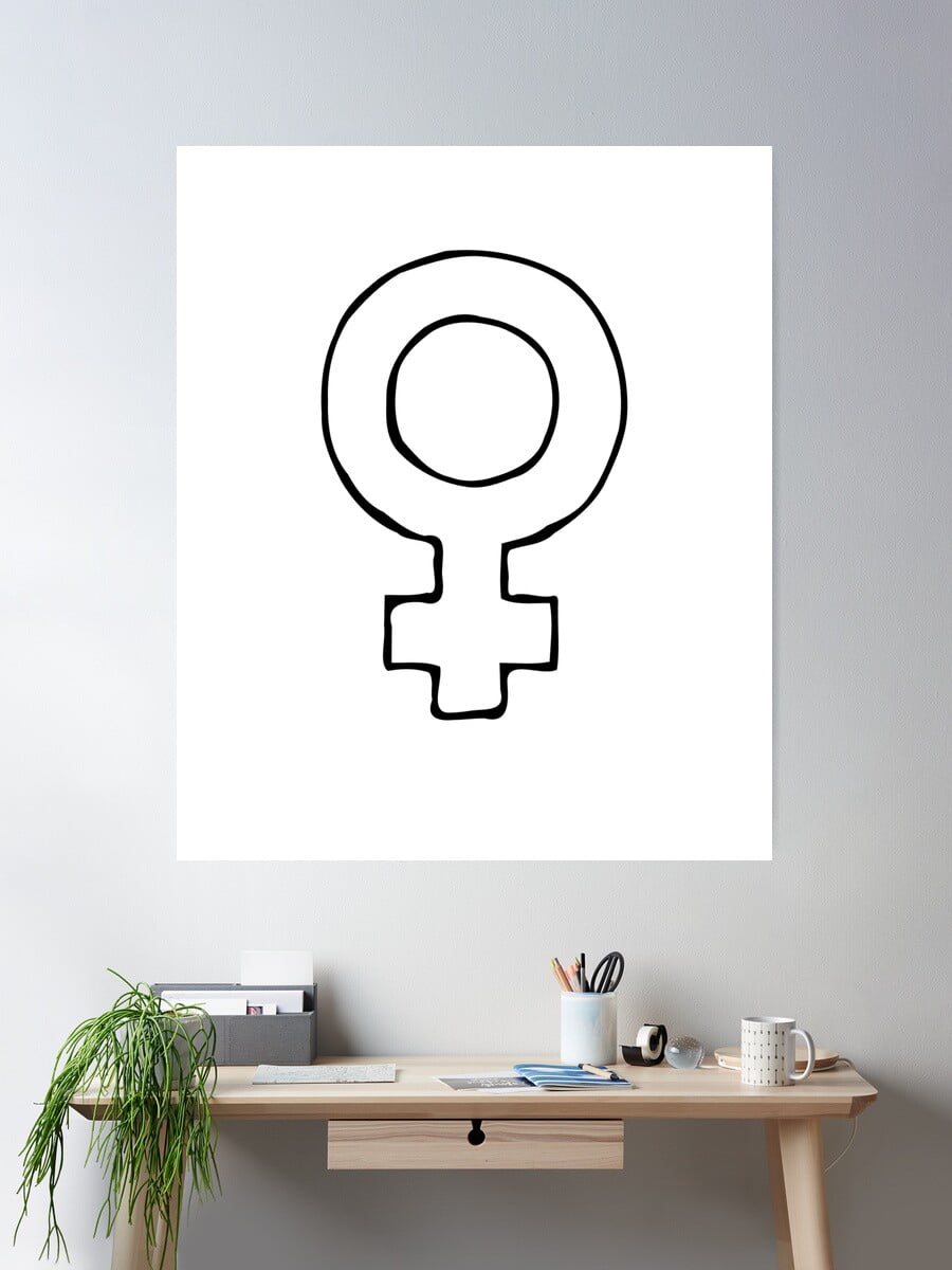 Kna Prints - Male Gender Symbol Identify Female Universal Identity ...