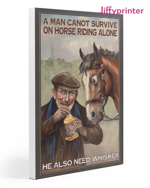 Kna Prints - Man Cannot Survive On Horse Riding Alone He Also Needs ...