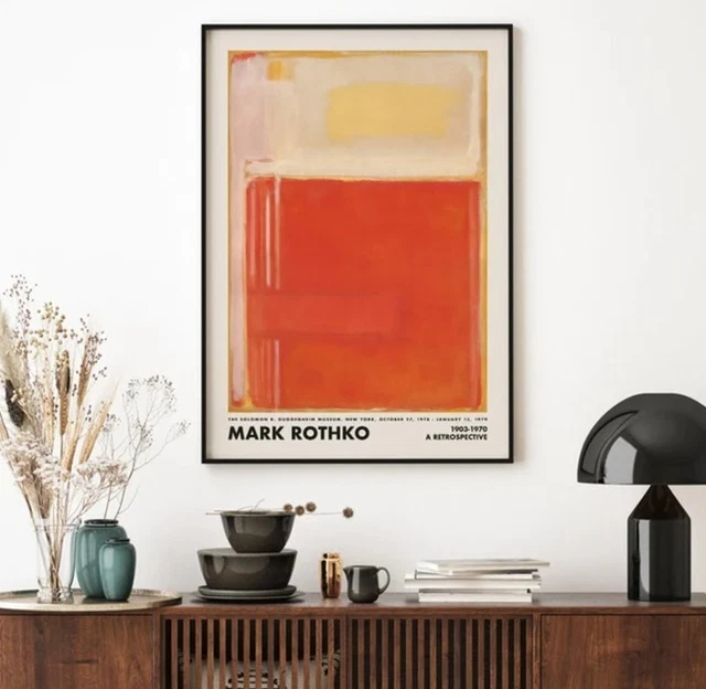 Kna Prints - Mark Rothko Art Print, Mid Century Modern, Museum Wall Art ...