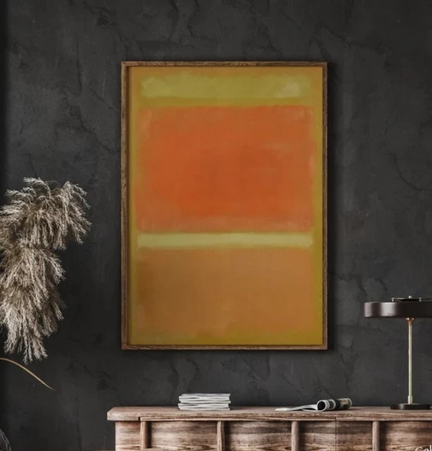 Kna Prints - Mark Rothko Poster, A Exhibition Print As Housewarming ...