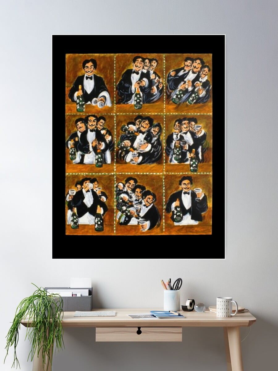 Kna Prints - Martini Buffet Guy - Art For Home Decor, Living Room ...