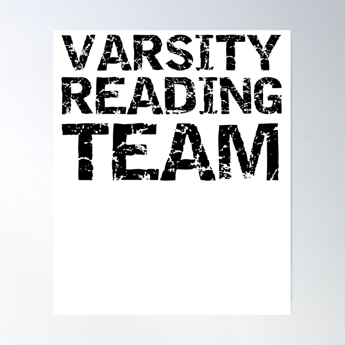 Kna Prints - Matching Varsity Reading Team Literature Quote Poster ...