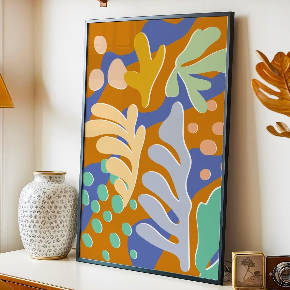 Kna Prints - Matisse Sea Coral Poster, Colorful Abstract Shapes Poster ...
