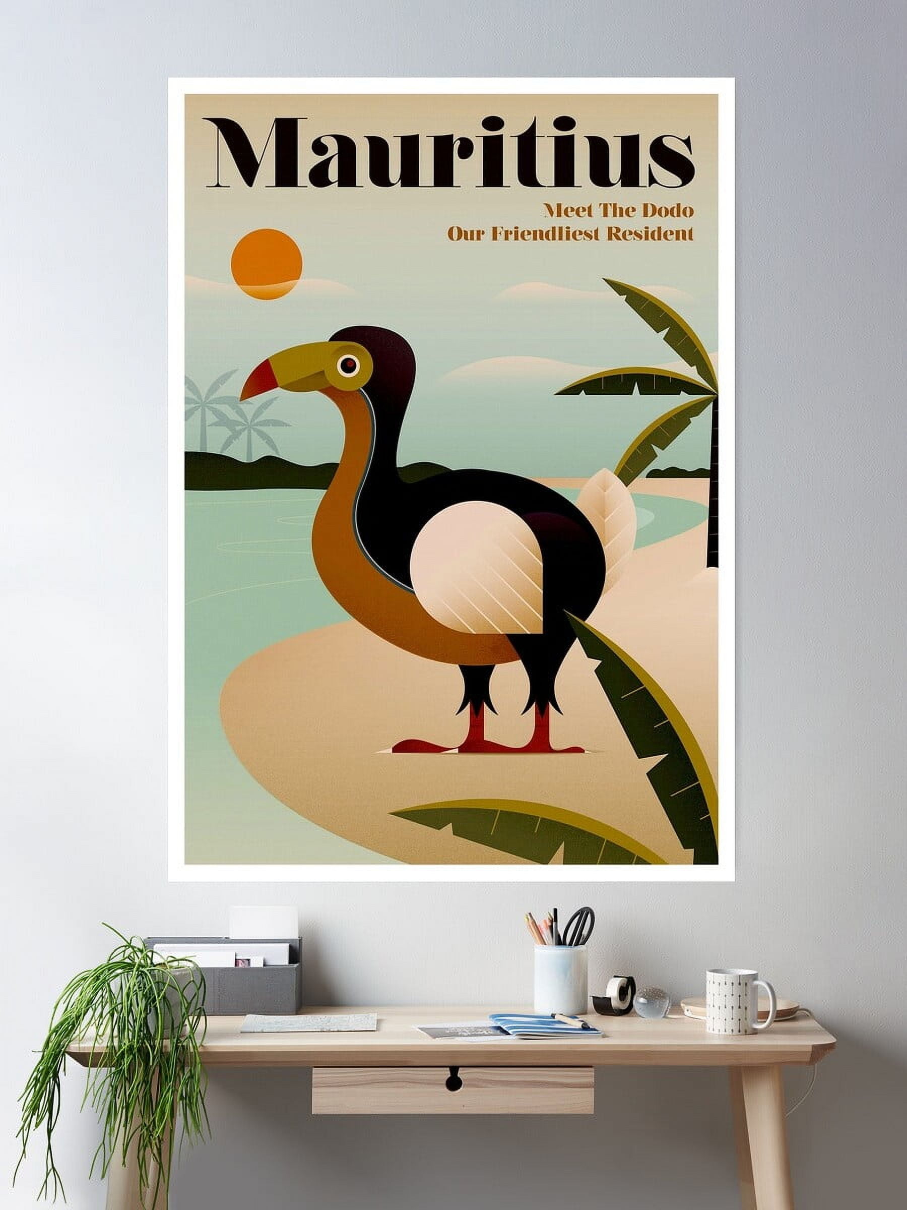 Kna Prints - Mauritius; Vintage Travel And Tourism Print Poster Wall ...