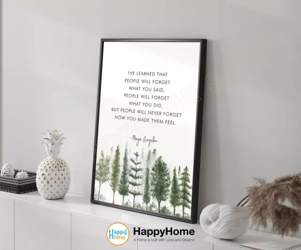 Kna Prints - Maya Angelou Quote Wall Art Nurse Graduation Gift ...