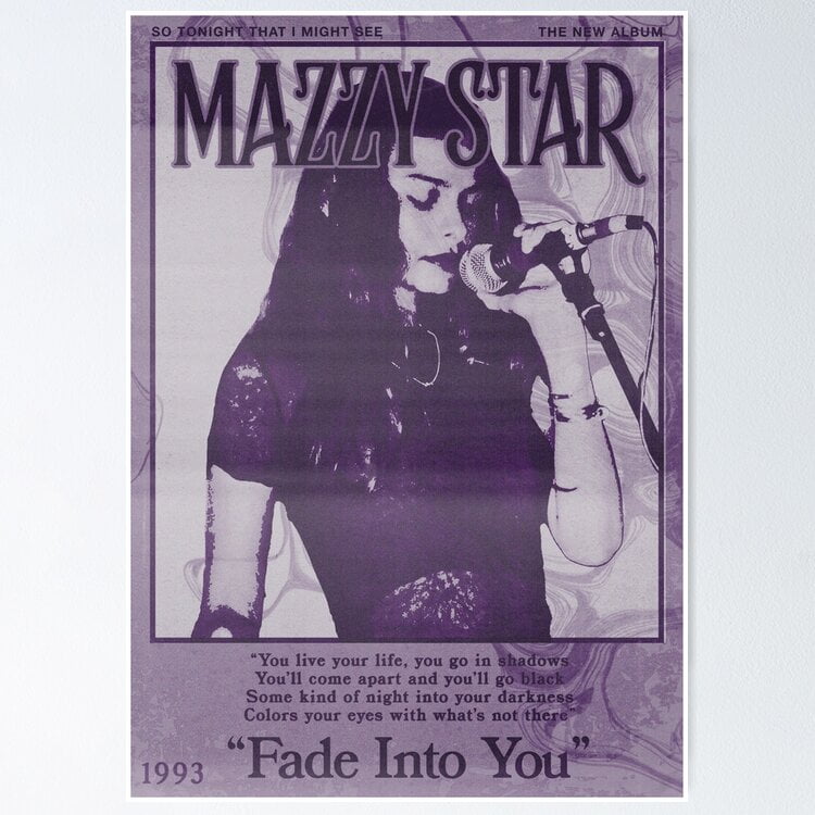 Kna Prints - Mazzy Star Ade Into You Hope Sandoval Poster Wall Art ...